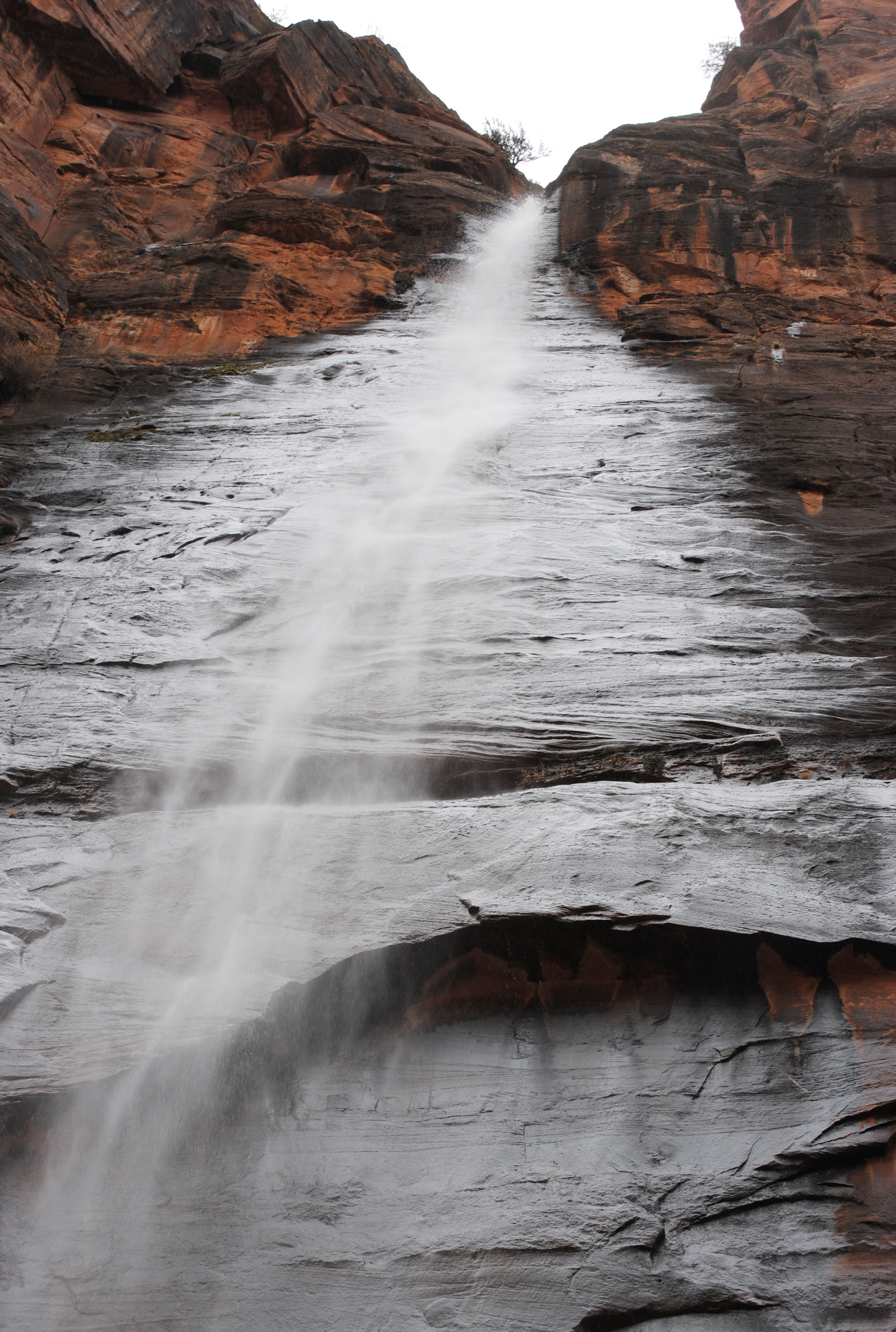 Waterfall on Riverside Walk Trail Zion 0323 – National Park Adventures